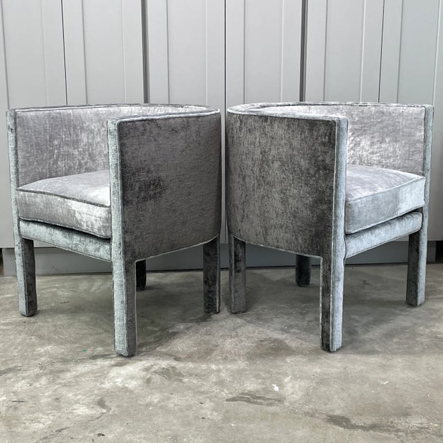 1960s French Tub Chairs by Hubert Nicolas - a Pair | Chairish