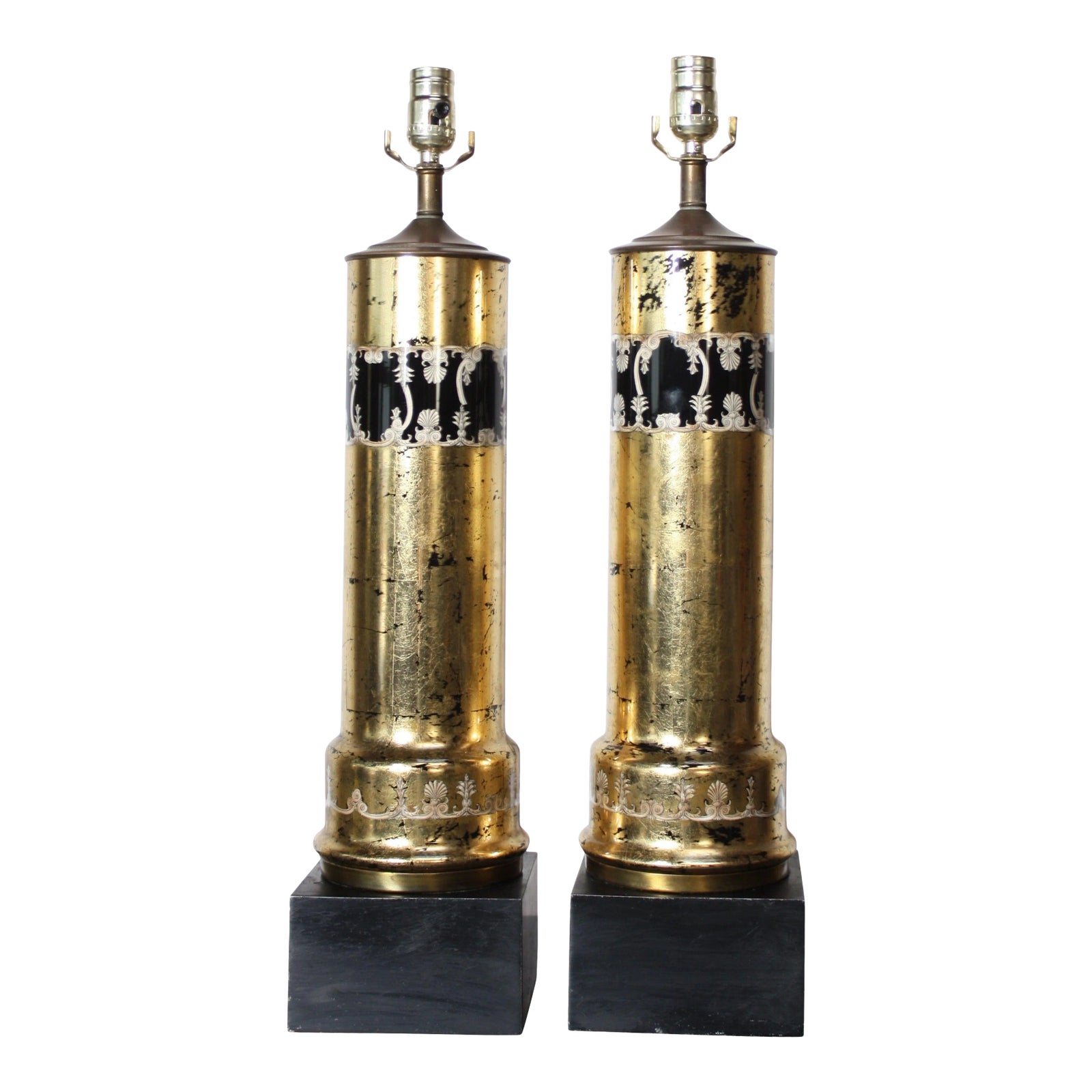 Italian Mid-Century Modern Table Lamps - A Pair | Chairish