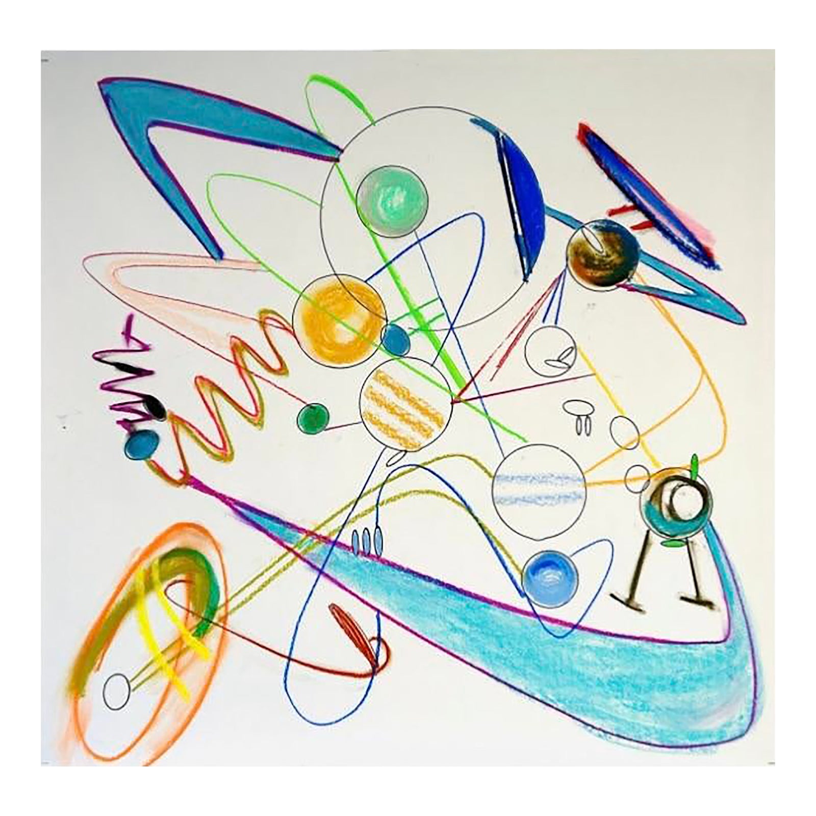 Cosmic Lyrical Abstraction in Space and Time by Erik Sulander | Chairish