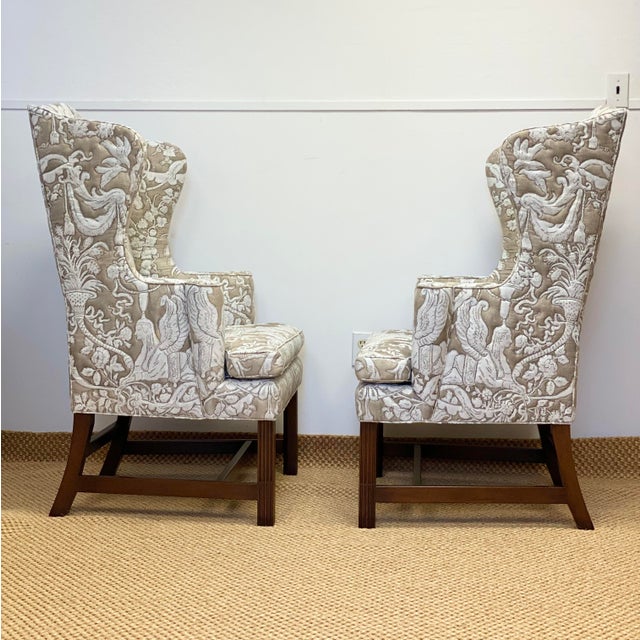 1960s Kittinger Cw-12 Colonial Williamsburg Neoclassical Wingback ...