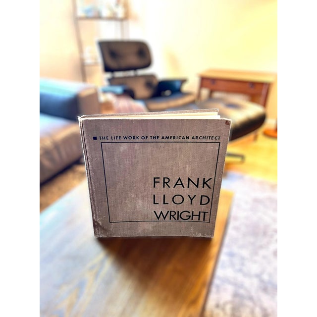 Hardcover The Life Work of the American Architect Frank Lloyd Wright by A. Kroch and Son ...