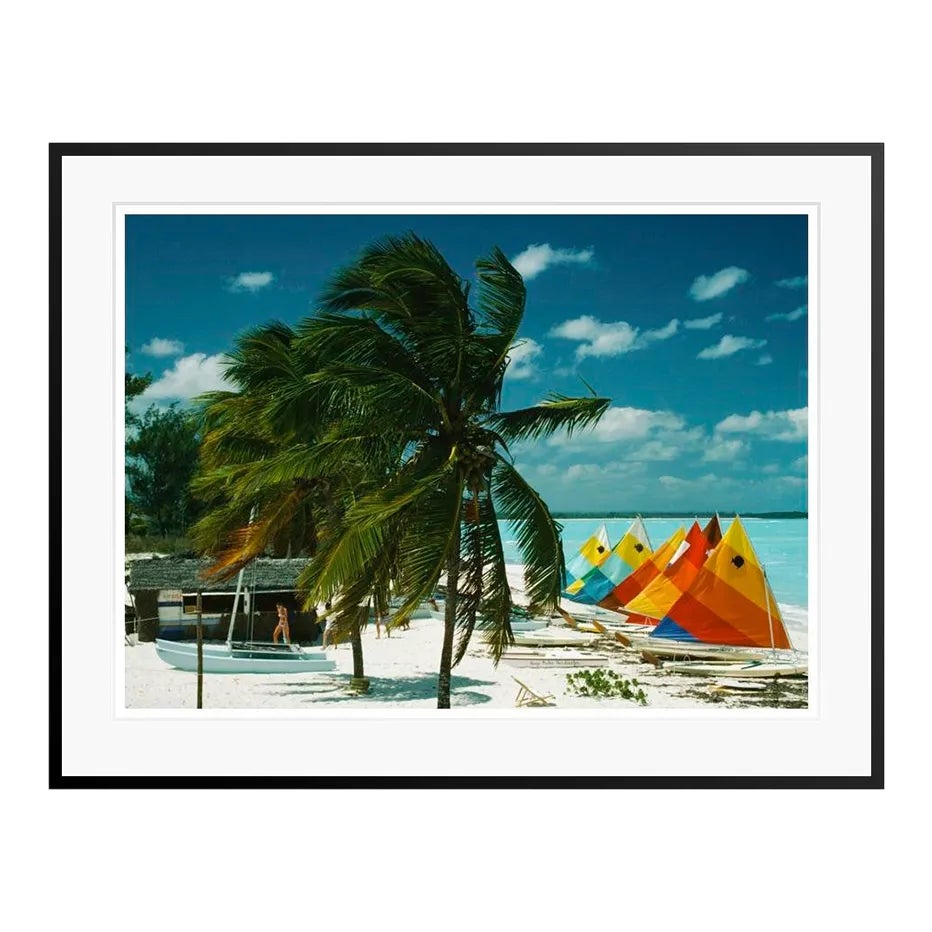 Treasure Cay 1986 by Slim Aarons Framed C-Print Photograph | Chairish