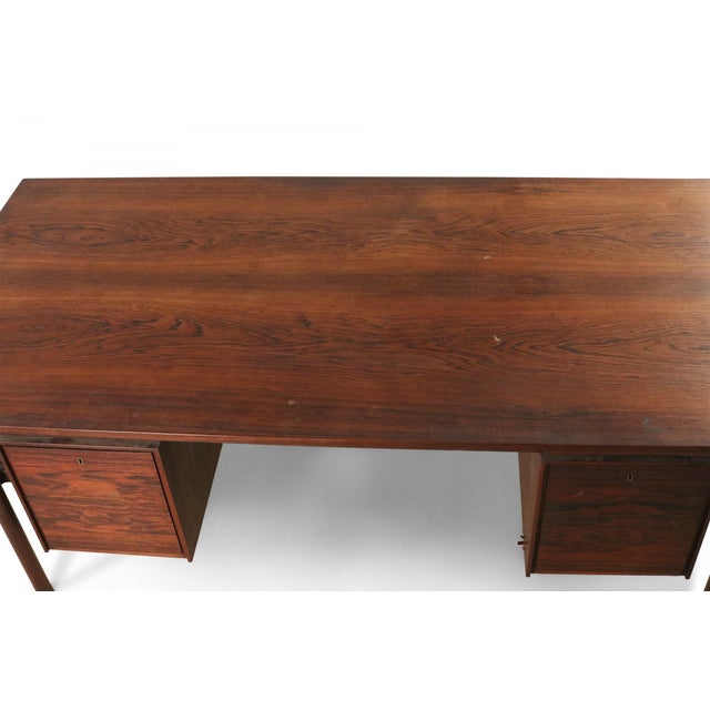 Danish Mid-Century Modern Teak Desk | Chairish
