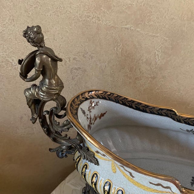 Vintage Mark Roberts Neoclassical Sevres Style Porcelain & Figural ...