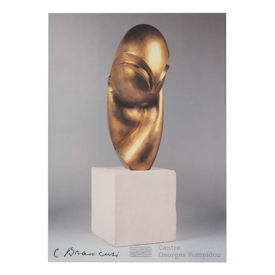 Constantin Brancusi Sleeping Muse Poster | Chairish
