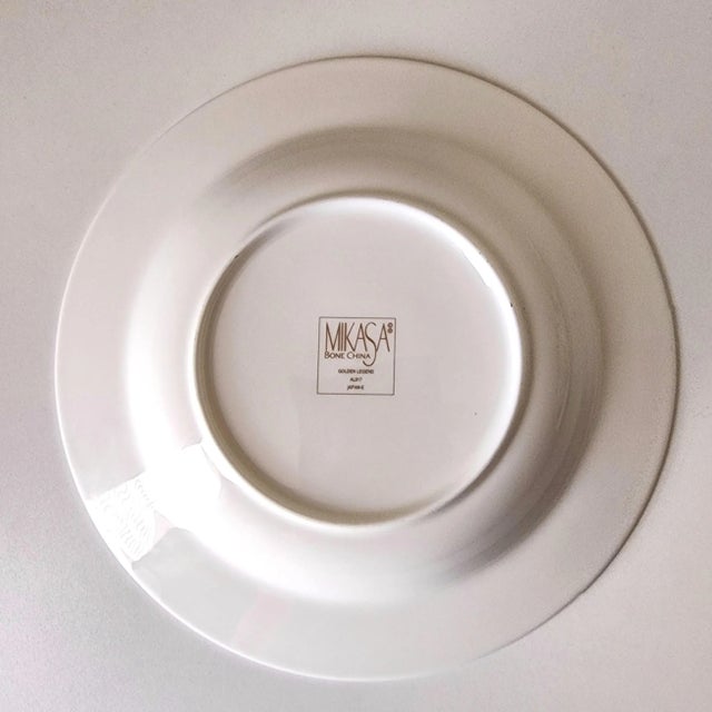 1990s Mikasa Turtle Pattern Bone China Plate | Chairish