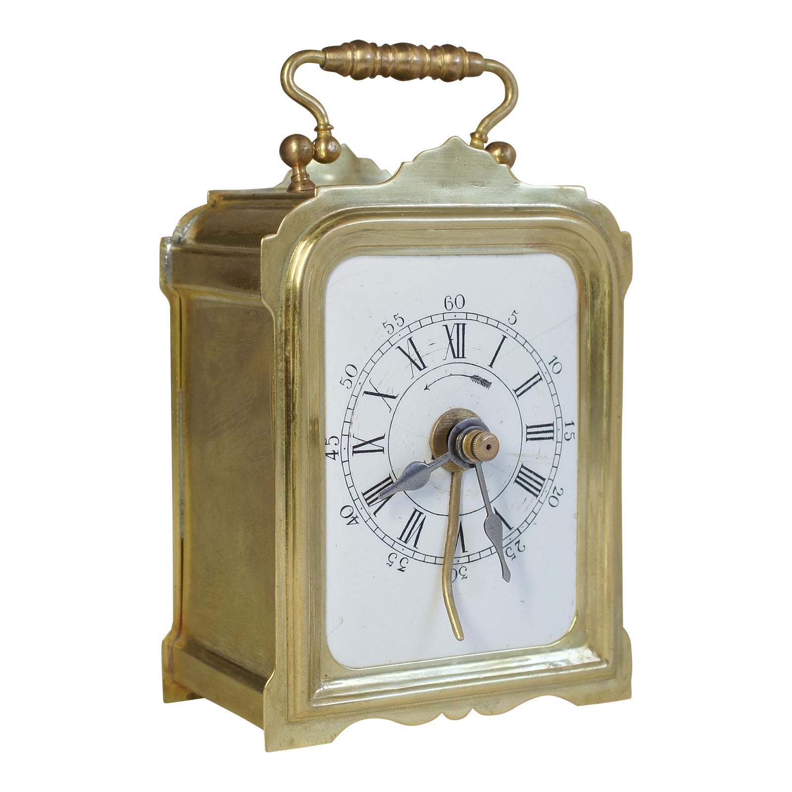 19th Century French Antique Brass Alarm Carriage Clock by Japy Frères ...
