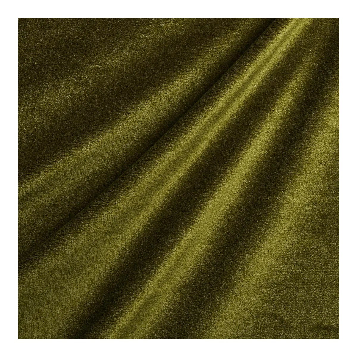 Schumacher Sumptuous Silk Wool Velvet Fabric in Verde | Chairish