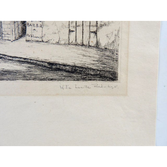 1942 Willie Reed New Orleans Rue Toulouse Etching | Chairish
