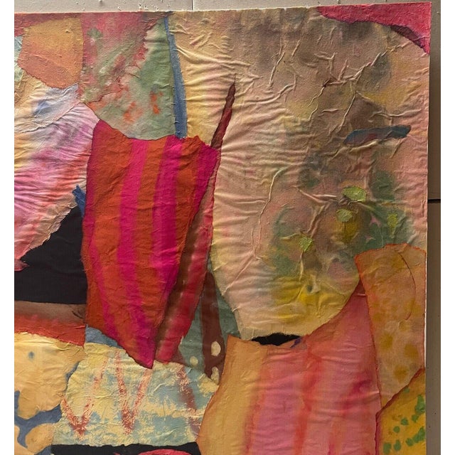 Vintage 1986 Pat Monson 'vegetarian's Delight' Paper Abstract Collage ...