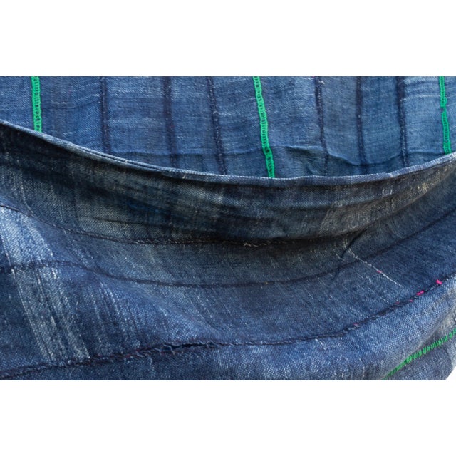 Djenne Indigo Mud Cloth | Chairish