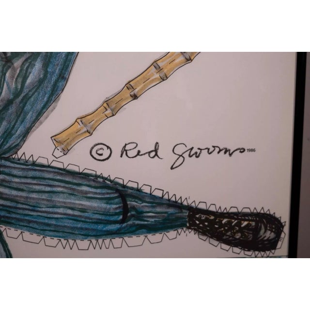 Red Grooms Charlie Chaplin Contemporary Pop Art Lithograph Poster ...