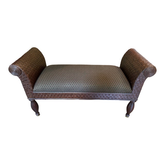 Ethan Allen Wakeby Bench | Chairish