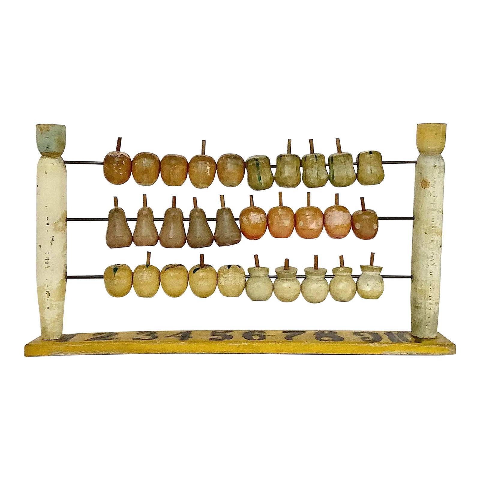 Vintage Wood Fruit Abacus | Chairish