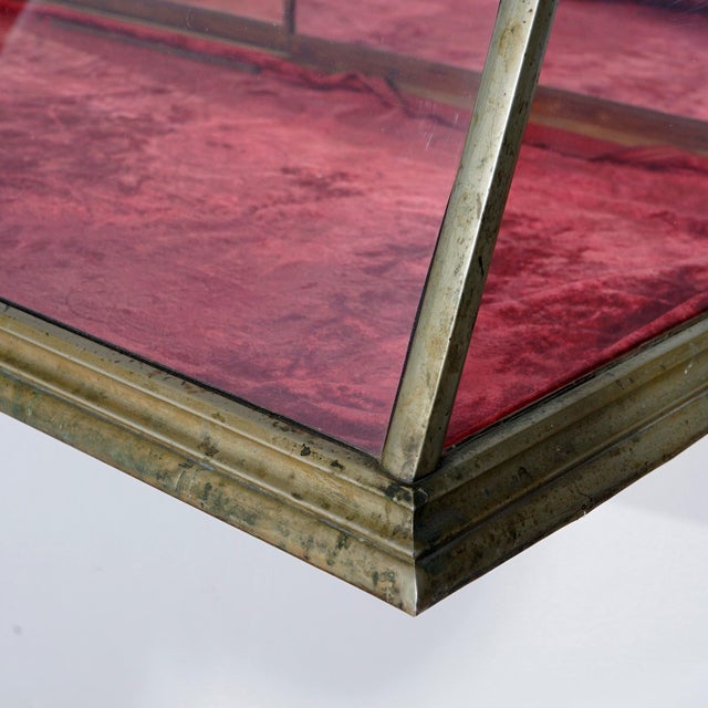 Antique Nickel Plated Country Store Counter Top Display Case by FH ...