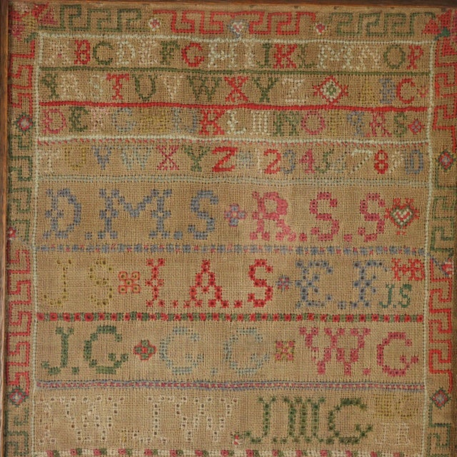 Antique Scottish Sampler, C.1820, by Mary Souter | Chairish