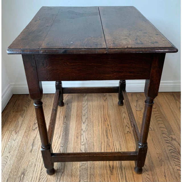 Late 19th Century Antique Early American Side Table | Chairish