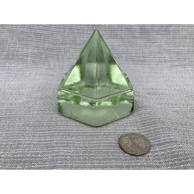 Mid Century Glass Deck Prism | Chairish