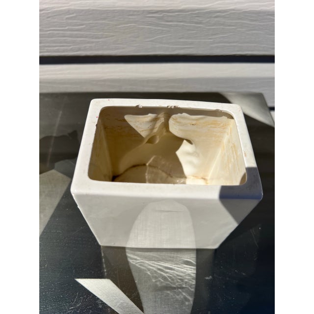 1980 Ceramic Face Nose Tissue Box | Chairish