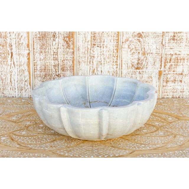 Zahra Large Indian Mandala Marble Bowl | Chairish