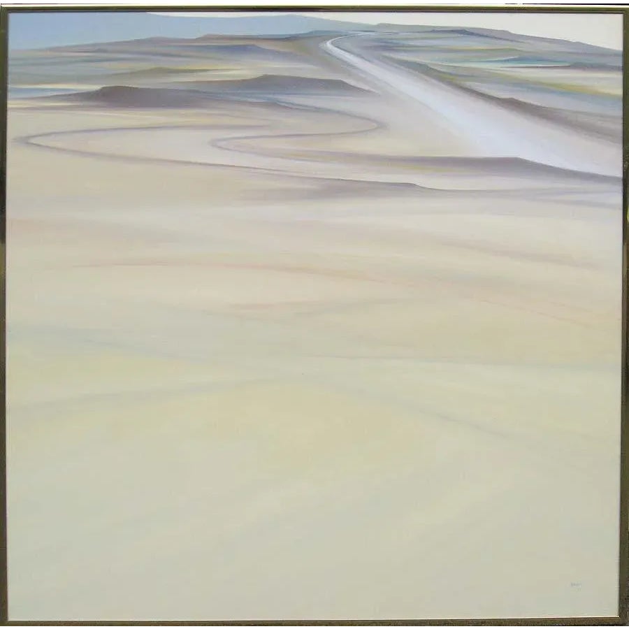 Ann Taylor "Desert Watch" Original Art Oil Painting on Canvas | Chairish