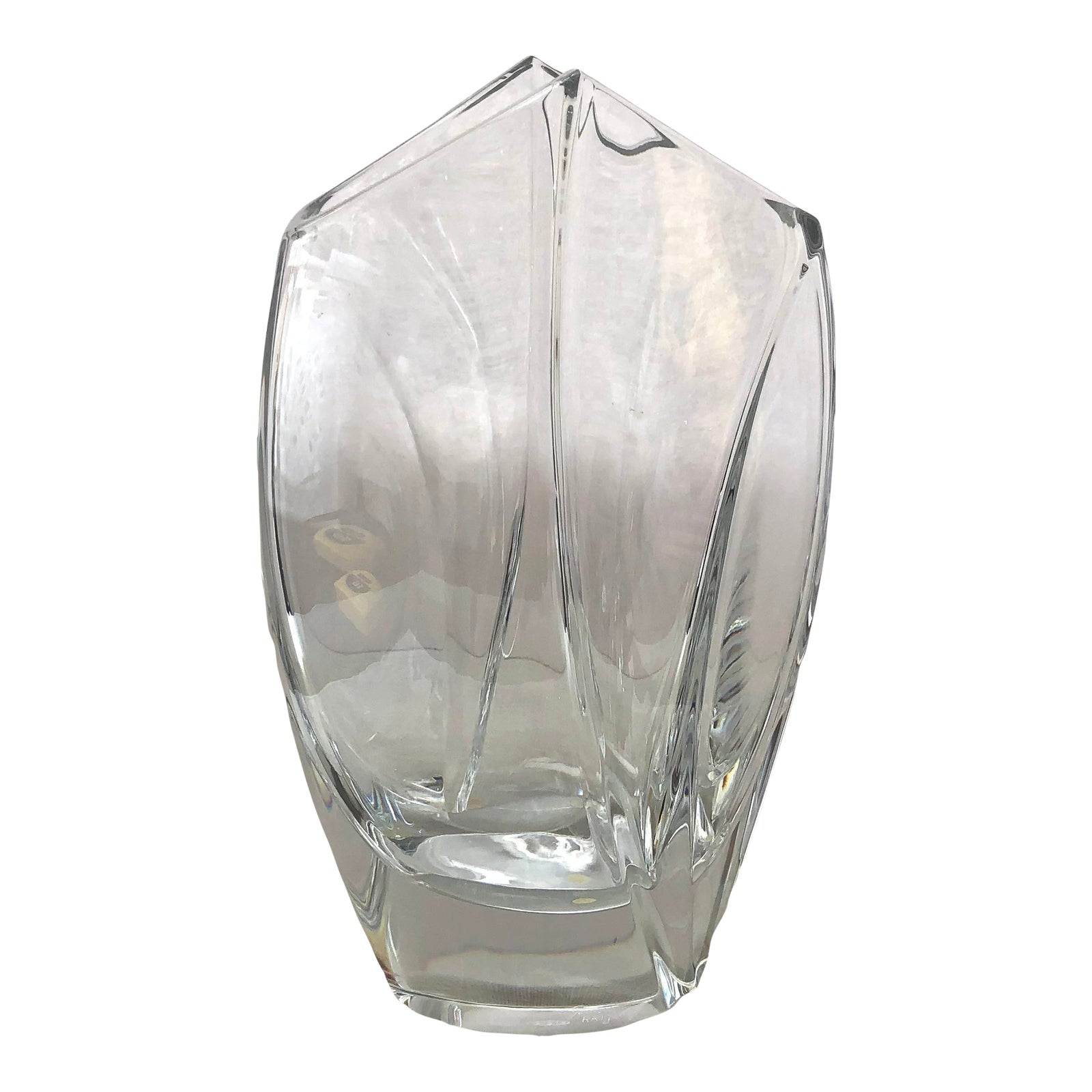 Late 20th Century Robert Rigot Baccarat Modernist Sculptural ...