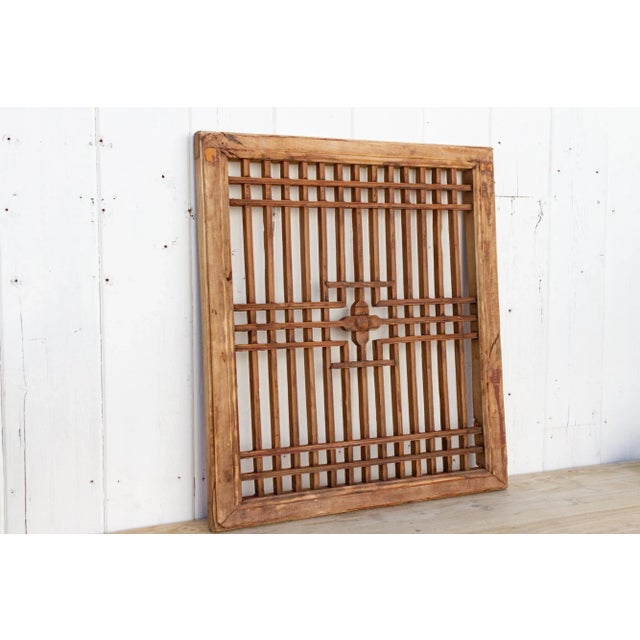 Traditional Antique See-Through Window Panel | Chairish