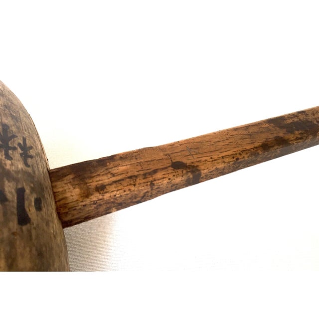 Vintage Long Japanese Wooden Mallet | Chairish