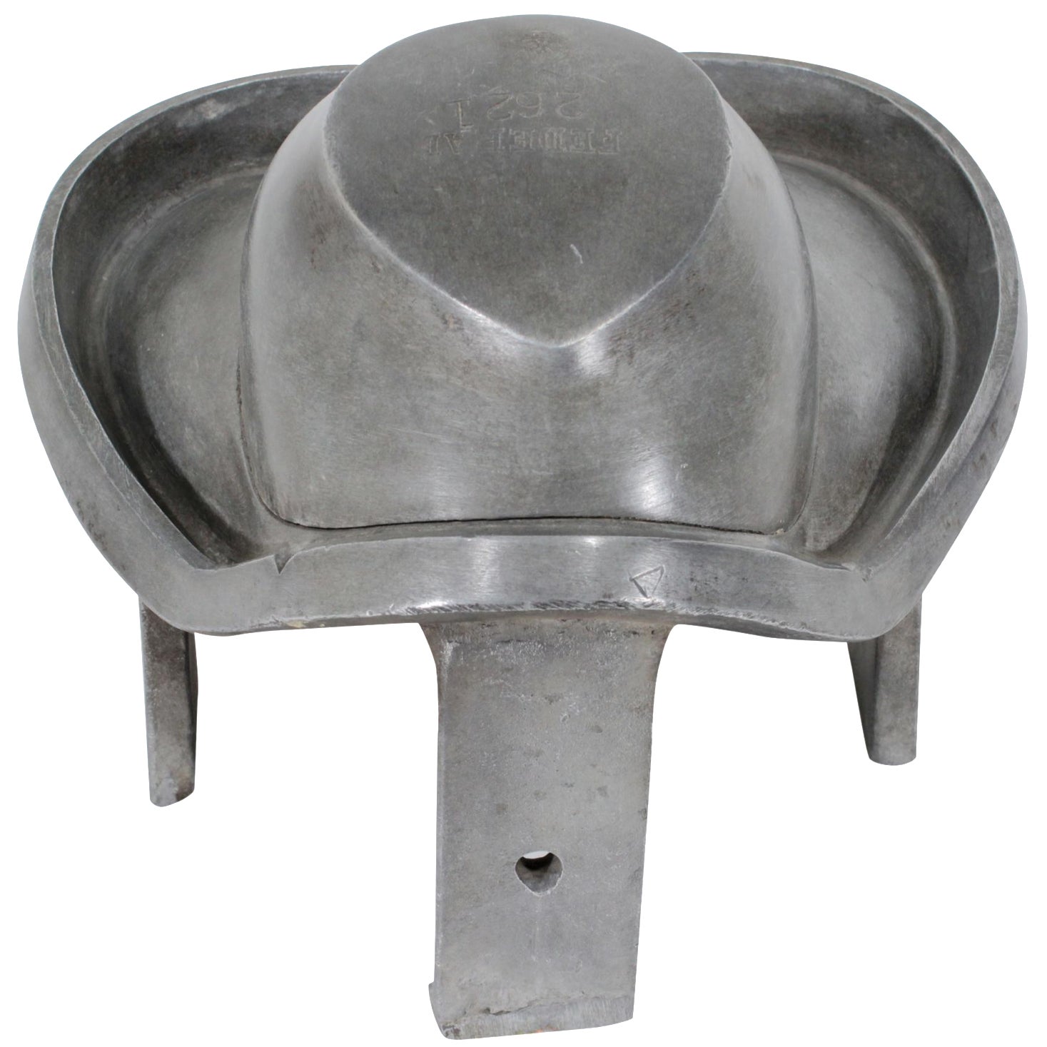 Vintage Industrial Aluminum Hat Block | Chairish