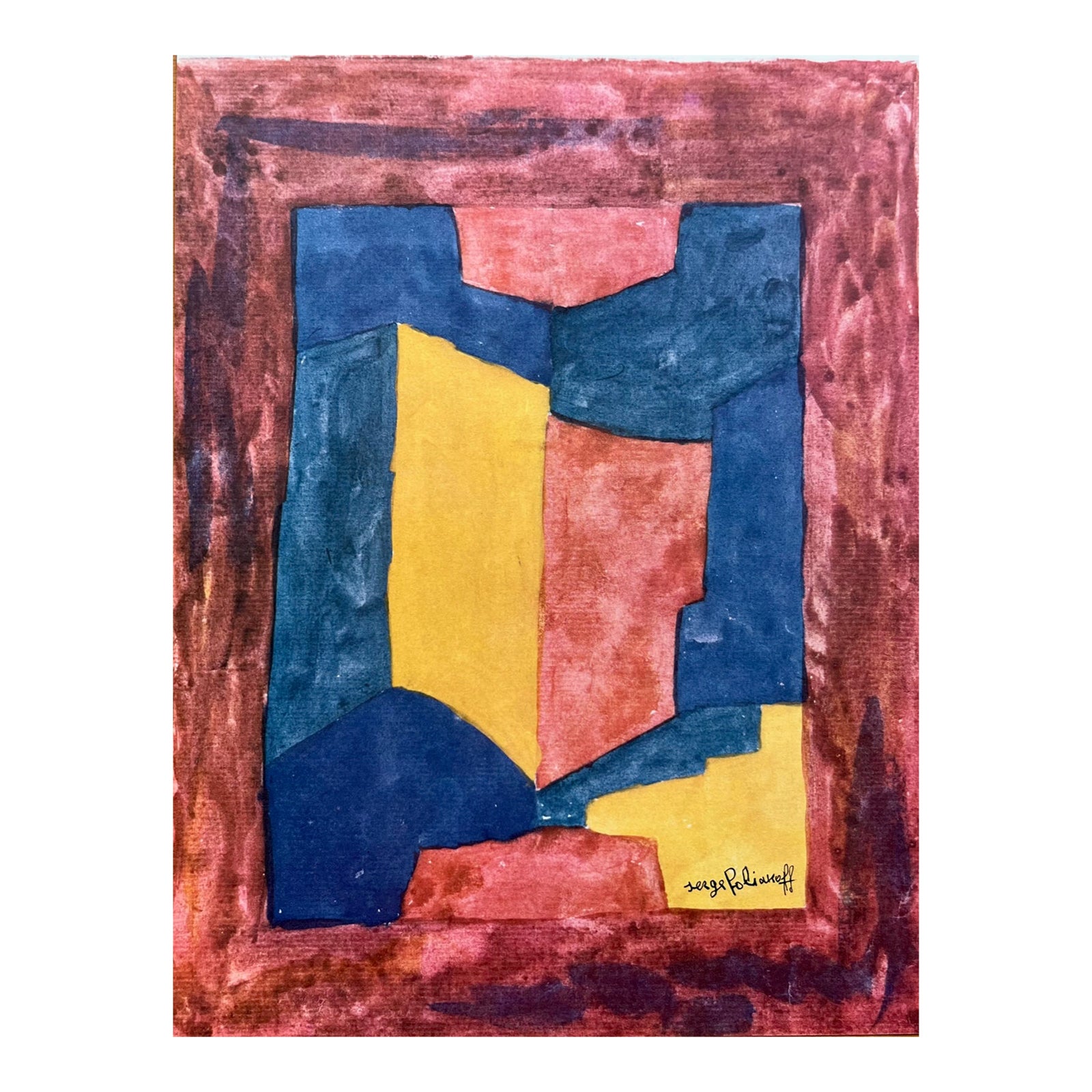 Serge Poliakoff XXe Siecle Circa 1960 | Chairish
