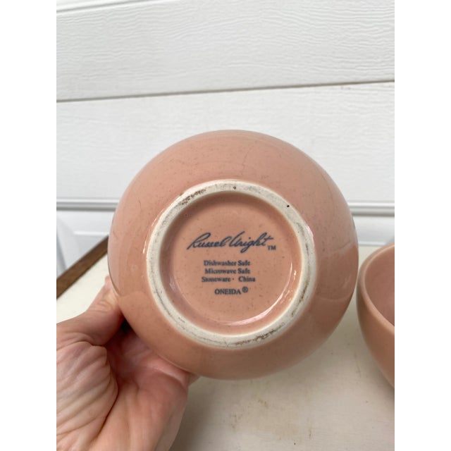 Vintage Russell Wright Pink Bowls- Set of 3 | Chairish
