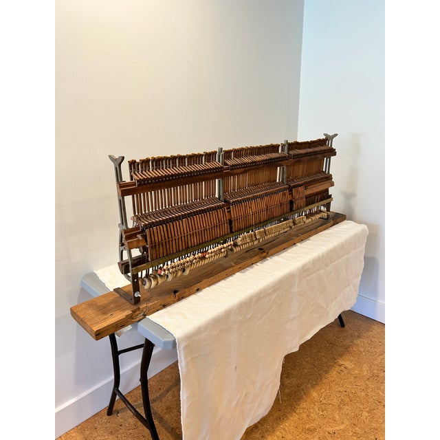 Vintage Framed Piano Keys and Keyframe | Chairish