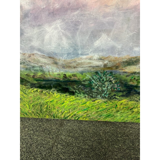 Tom Kirk Original Mt. Tamalpais Landscape Acrylic Painting on Canvas ...