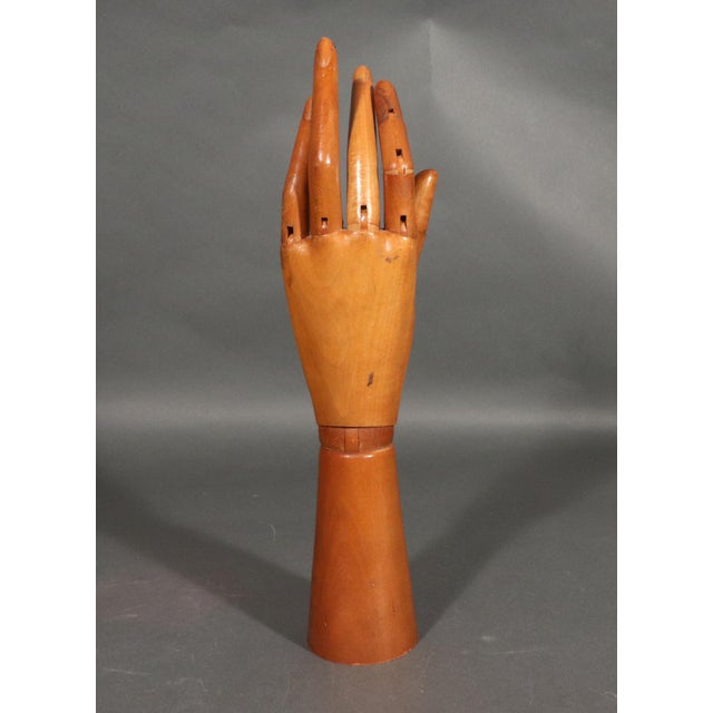 Articulated Wood Artist Hand Model | Chairish