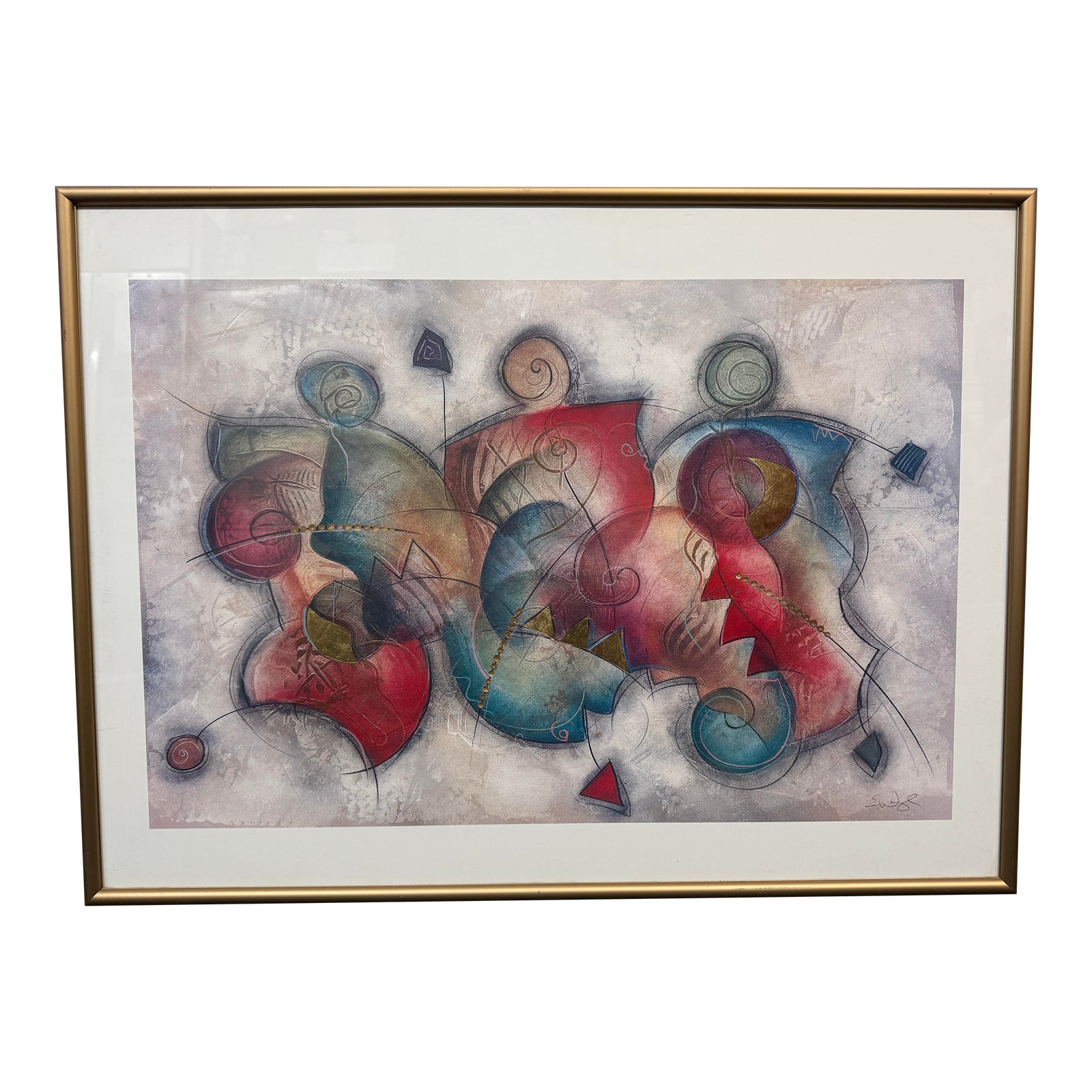 Eric Waugh "Quest" Reproduction Print, Framed | Chairish