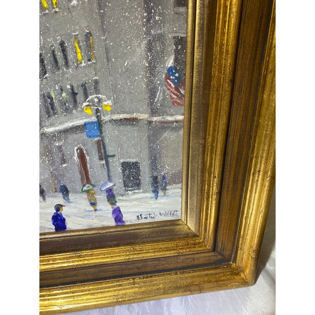 Christopher Willett Wall Street New York Stock Exchange Oil Painting ...