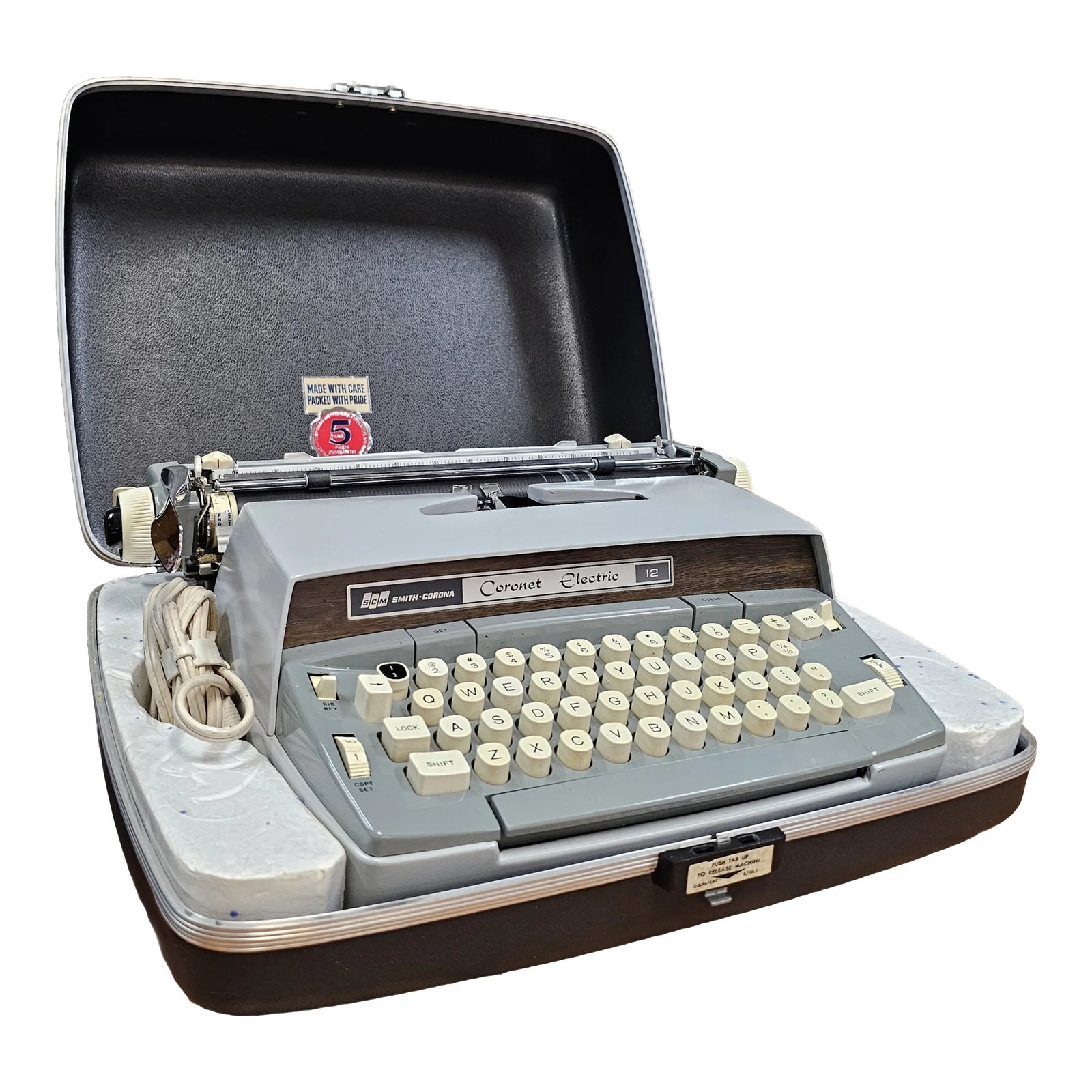 Mid Century Modern 60’s Smith-Corona Coronet Electric Typewriter and ...