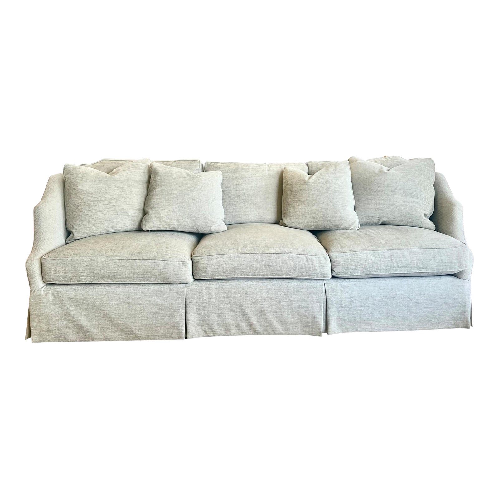 Beautiful Baker Sofa - Soft Gray | Chairish
