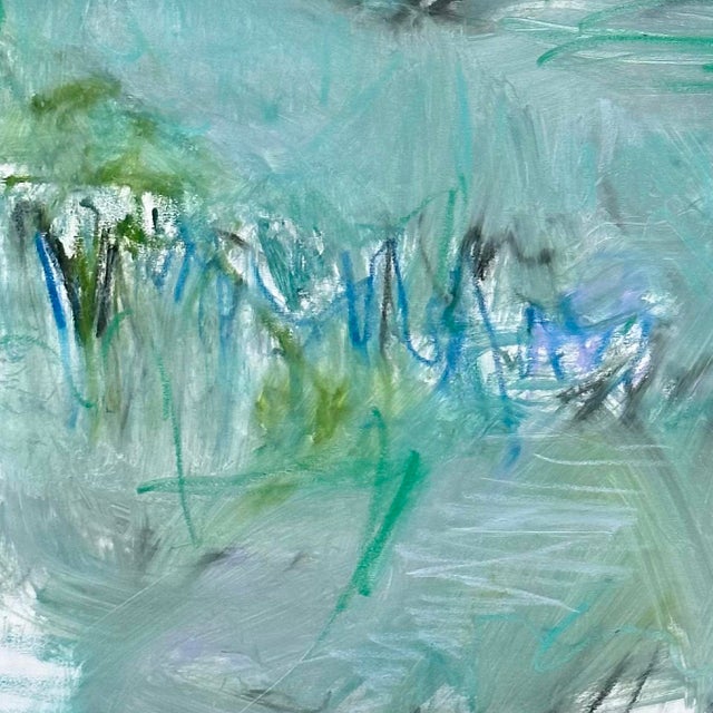 "By the River" by Trixie Pitts Large Abstract Expressionist Oil ...