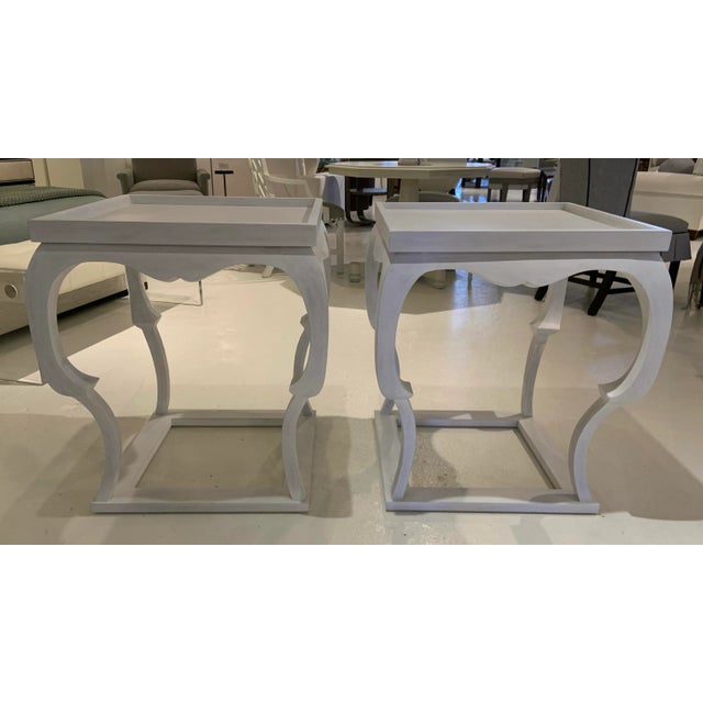 Noir Bellini Side Tables (Pair) | Chairish