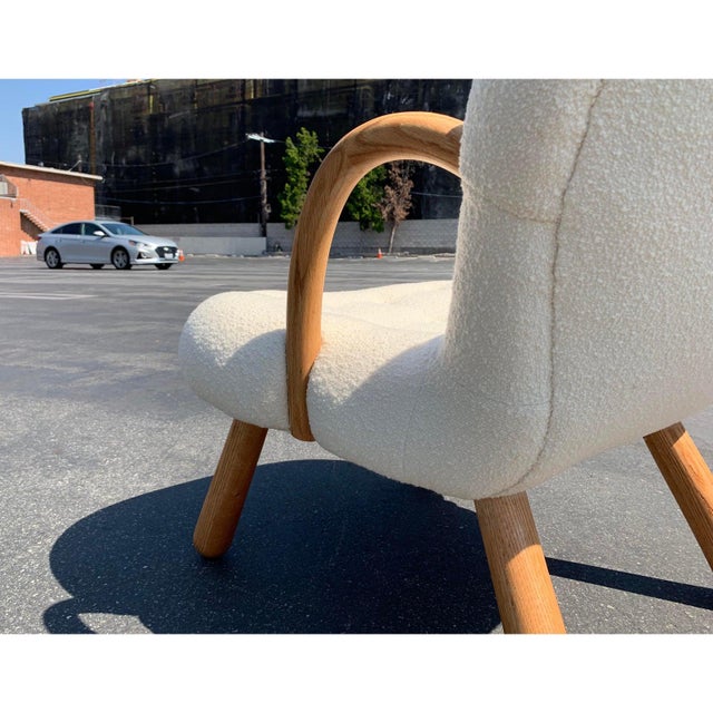 Philip Arctander Style "Clam" Armchair | Chairish
