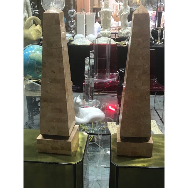 Mid Century Modern Obelisks - A Pair | Chairish