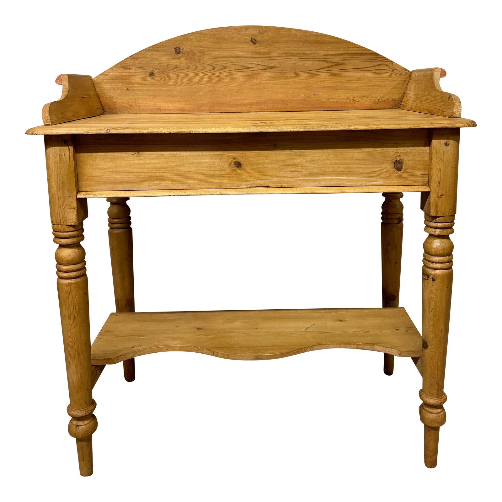 19th Century English Pine Washstand | Chairish