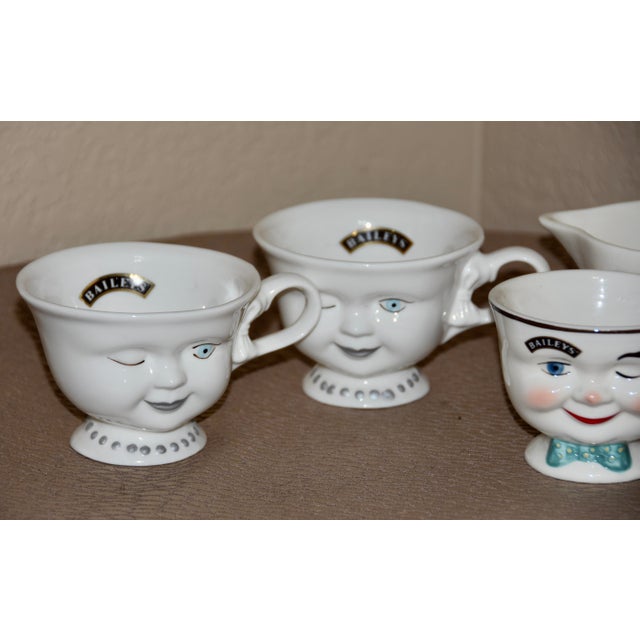 Vintage Baileys Irish Cream Winking Creamer & Sugar Yum Coffee Tea Cups ...