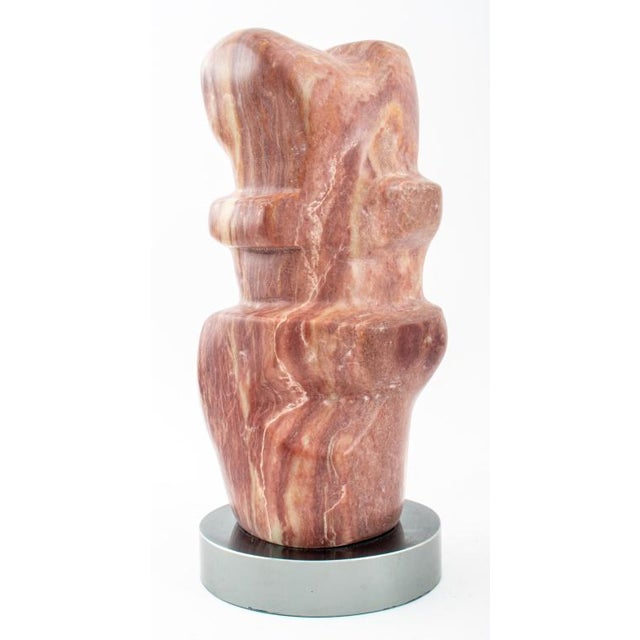 Joan Shapiro Modern Abstract Alabaster Sculpture | Chairish
