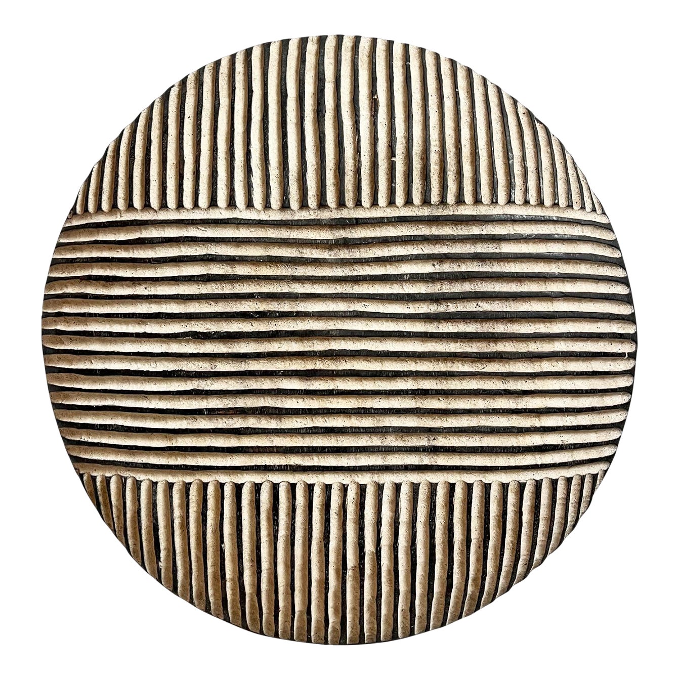 Vintage Zulu Round Shield Wall Decor | Chairish