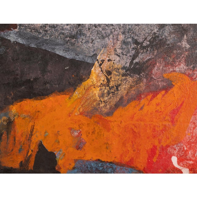 Piry Rame Vintage Mid Century Modern Abstract Expressionist Ethereal ...