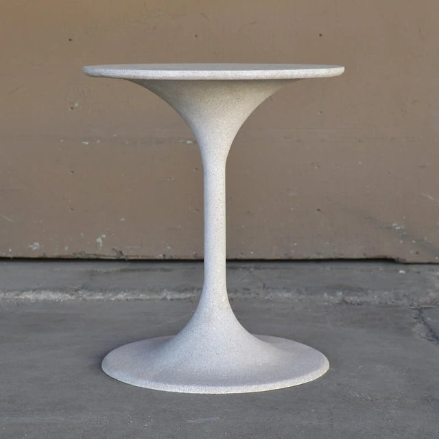 Cast Resin 'Spindle' Table, Aged Stone Finish by Zachary A. Design ...