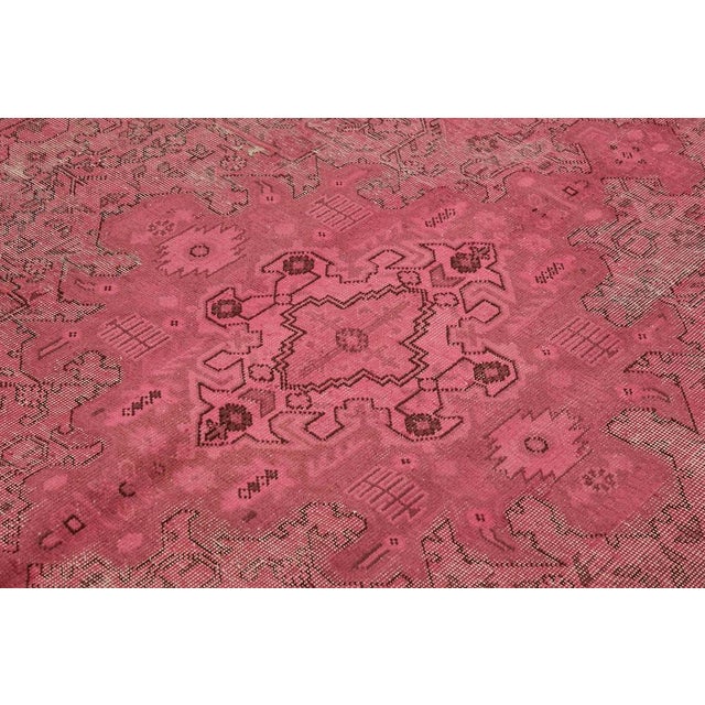 Large Vintage Overdyed Area Rug | Chairish