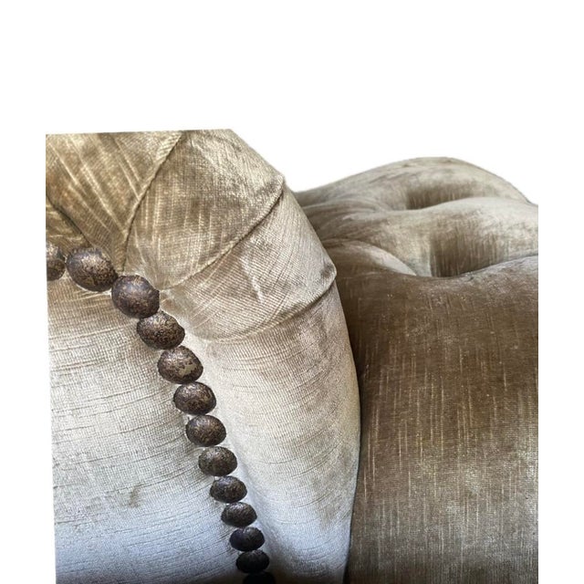 Marge Carson Alexander Chair and Ottoman Set | Chairish